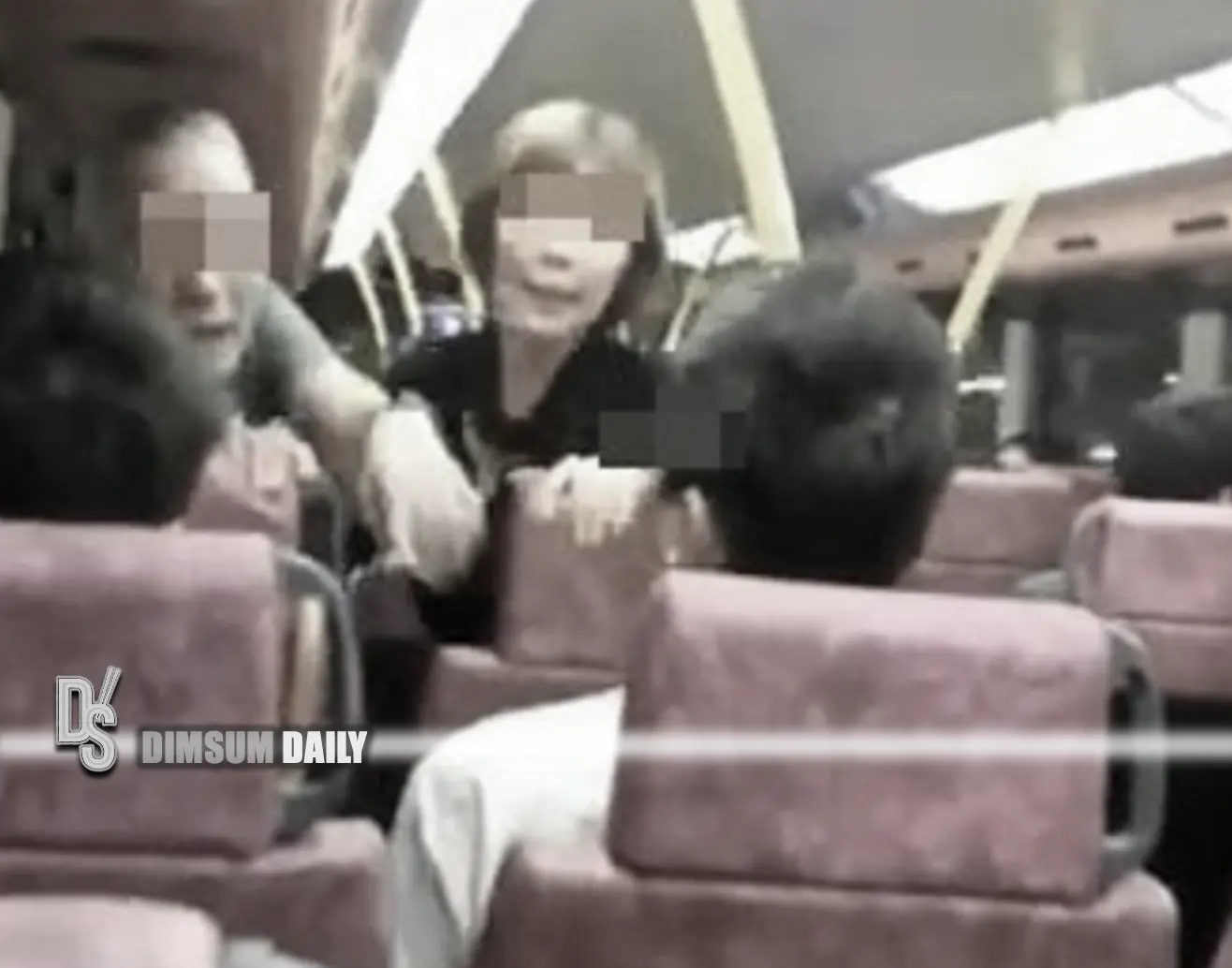 Elderly man's bus outburst goes viral following challenge to young ...