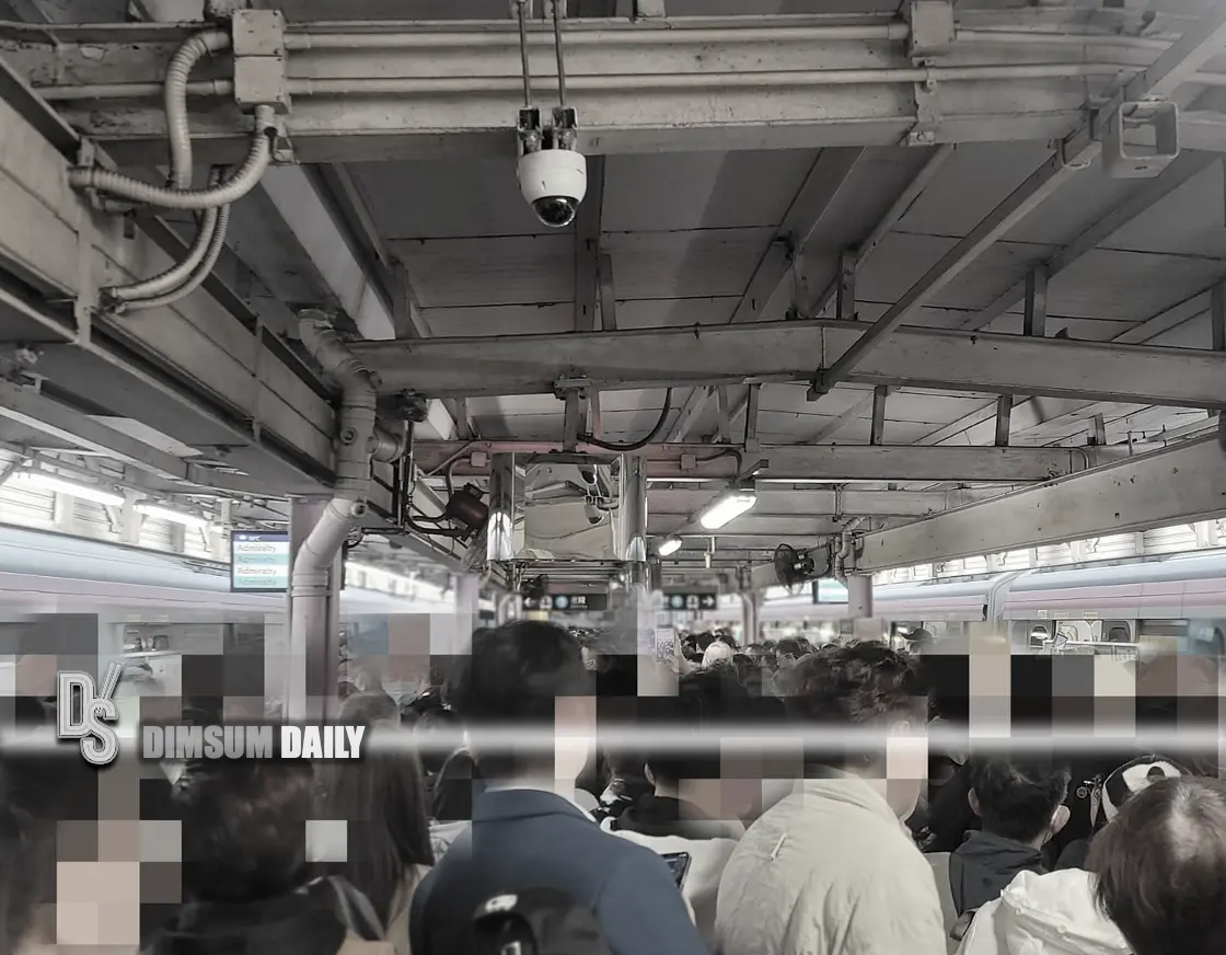 Near disaster averted at MTR Tai Po Market Station amidst overcrowding ...