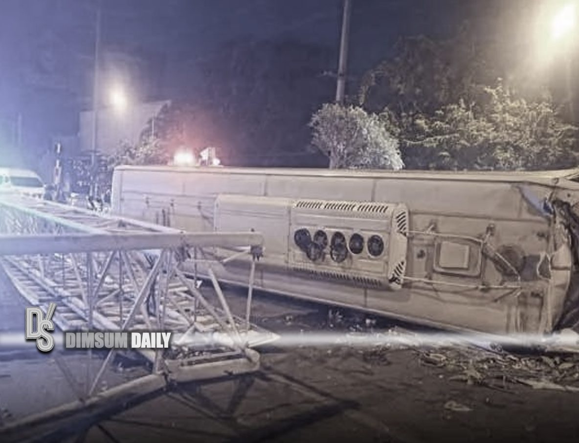 Two fatalities and at least 43 injuries reported as a double-decker bus traveling from Bueng Kan ...