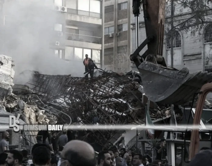 Israeli air strikes on Iranian embassy's consular annex in Damascus ...