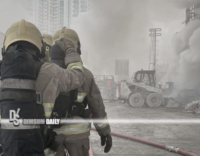 Fire breaks out at Hung Nga Road construction site, contractors issued stop work order by ...
