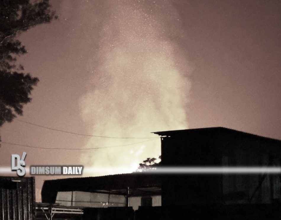 Fire breaks out at building materials warehouse in Pat Heung, New ...