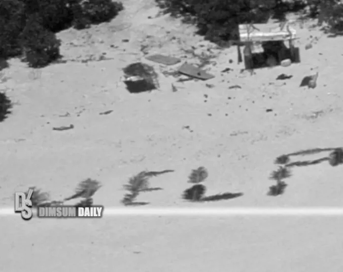 Ingenious 'HELP' sign leads to rescue of 3 stranded sailors on remote ...