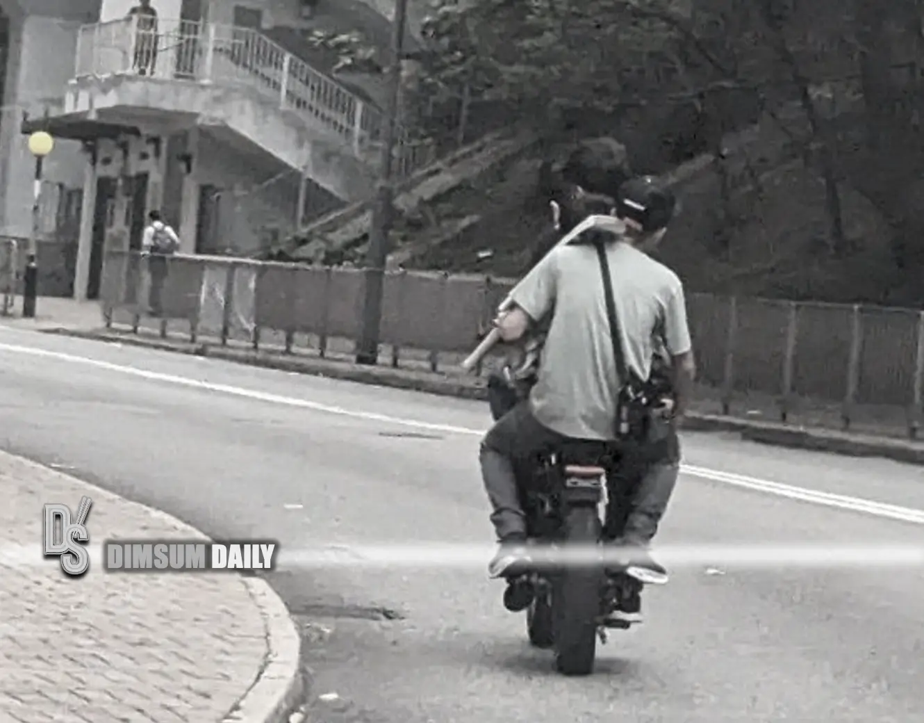 Three men spotted riding suspected electric vehicle on Tsz Wan Shan ...