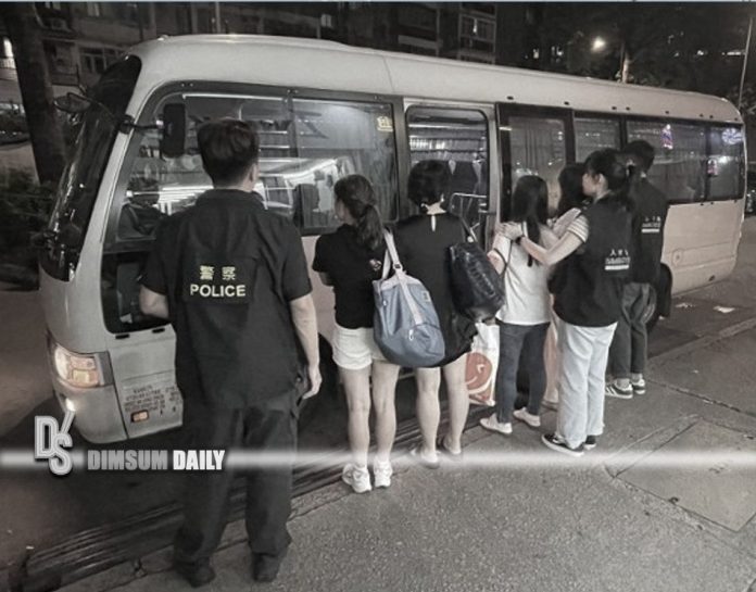 Law enforcement detains 28 mainland Chinese women in Tai Po and Shek Wu ...