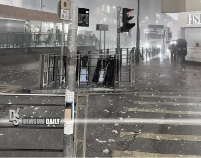 Hailstorm and severe winds ravage Yuen Long and Hung Shui Kiu