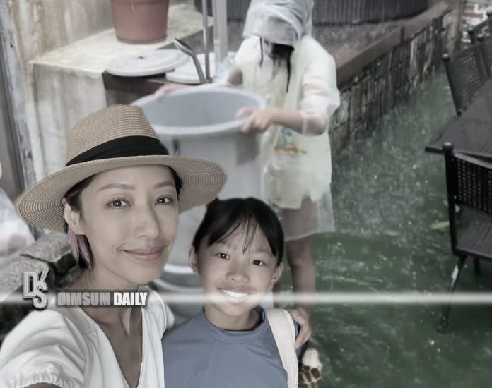 Former actress Coco Chiang's luxury residence ravaged by severe flooding