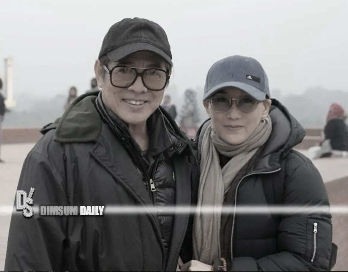 Jet Li and Nina Li Chi's rare couple photo surfaces,