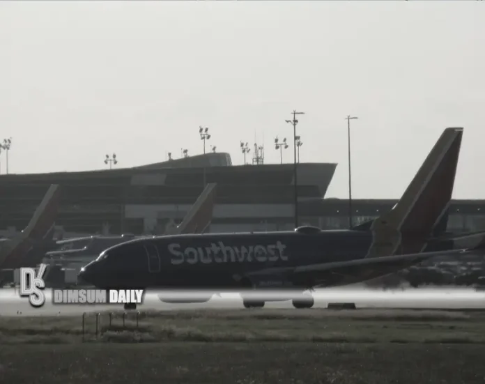 Houston airport runway struck by lightning during severe weather in U.S ...
