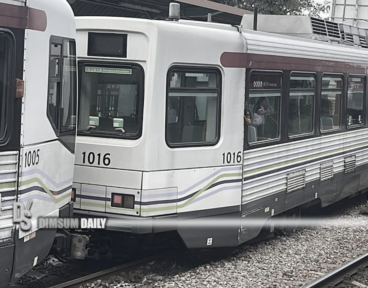Light rail train derails at Chung Uk Tsuen Stop, 3 light rail routes to ...