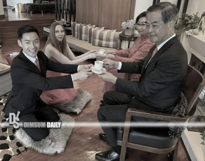 Former HK chief executive Leung Chun-ying returns from Nansha for son's ...