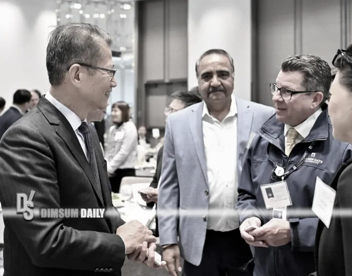 Financial Secretary Paul Chan promotes Hong Kong's economic advantages ...