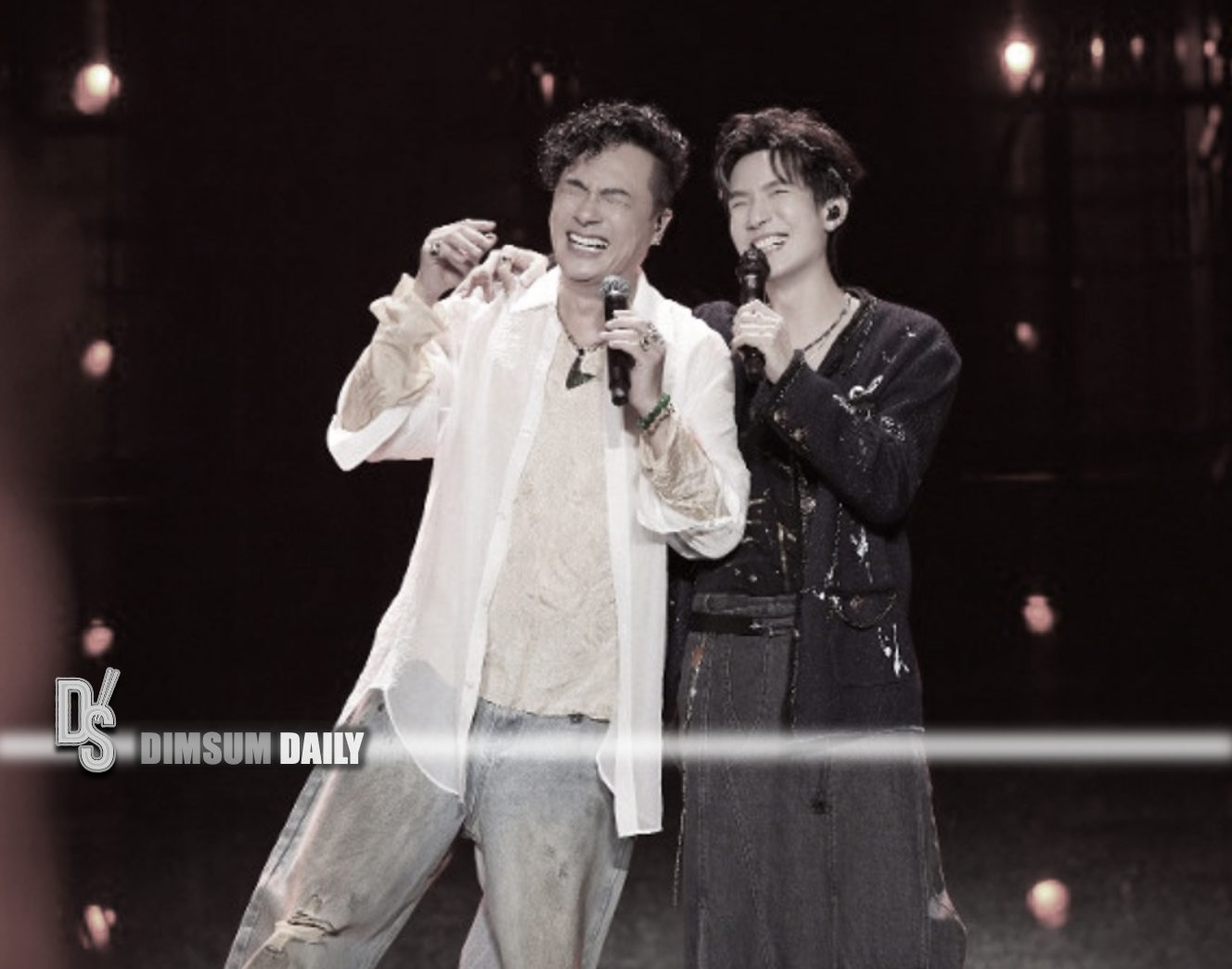 Hong Kong actor Francis Ng and Mainland singer Chen Chusheng delight ...