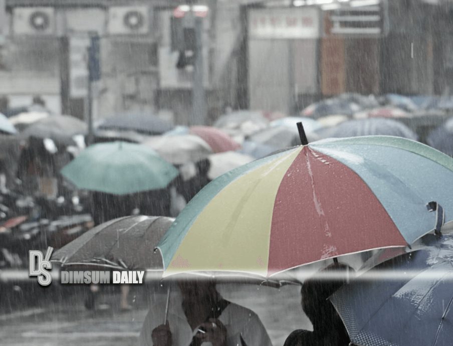 Amber Rainstorm Warning Signal issued at 10.10am as Hong Kong braces ...