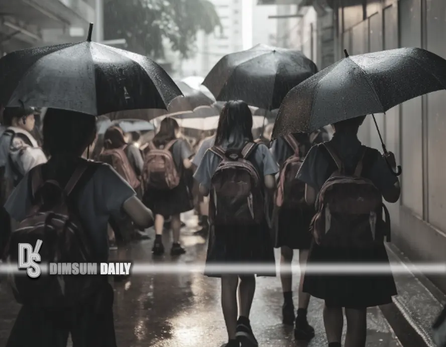 Classes cancelled in Hong Kong due to flooding risk from Red Rainstorm ...