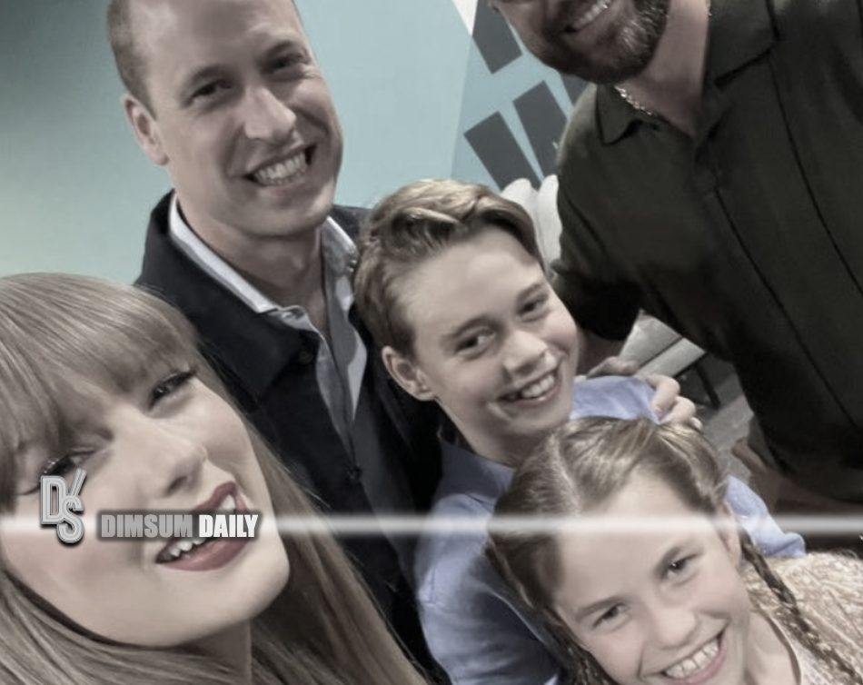 Taylor Swift takes royal selfie with Prince George, Princess Charlotte ...