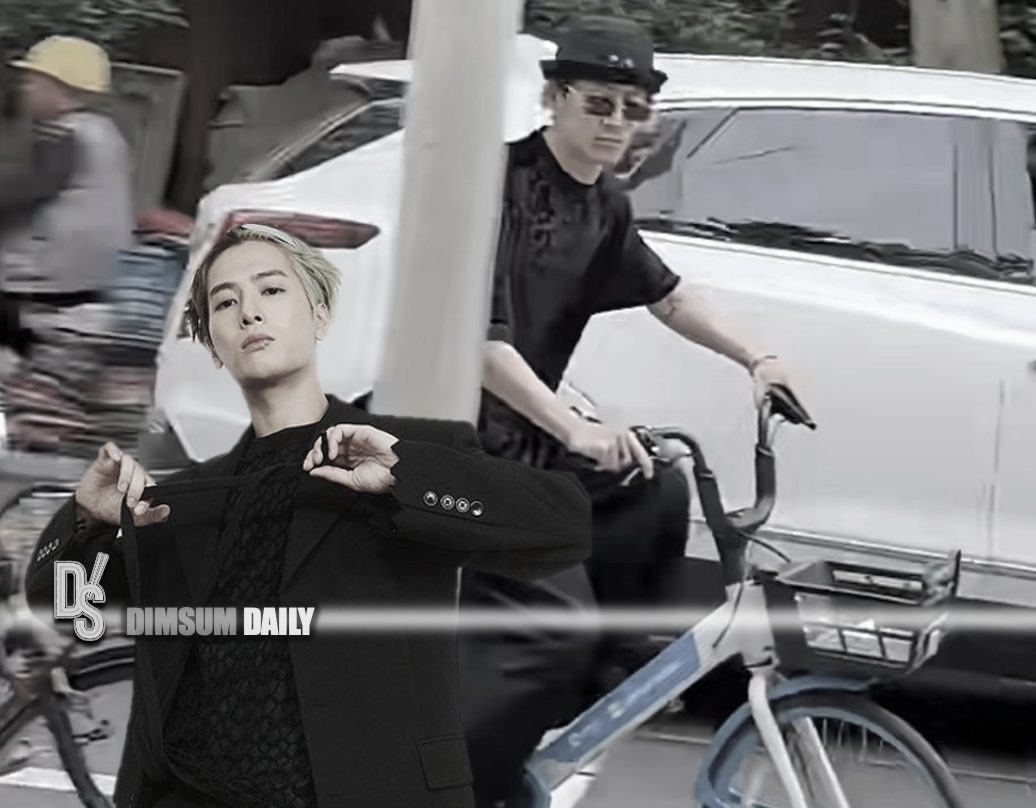 Singer Jackson Wang, spotted cycling alone in mainland China - Dimsum Daily