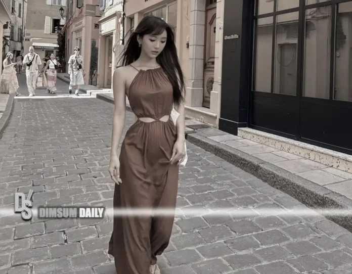 Hong Kong actress Dada Chan mesmerises in revealing sunlit dress during French stroll in Saint ...