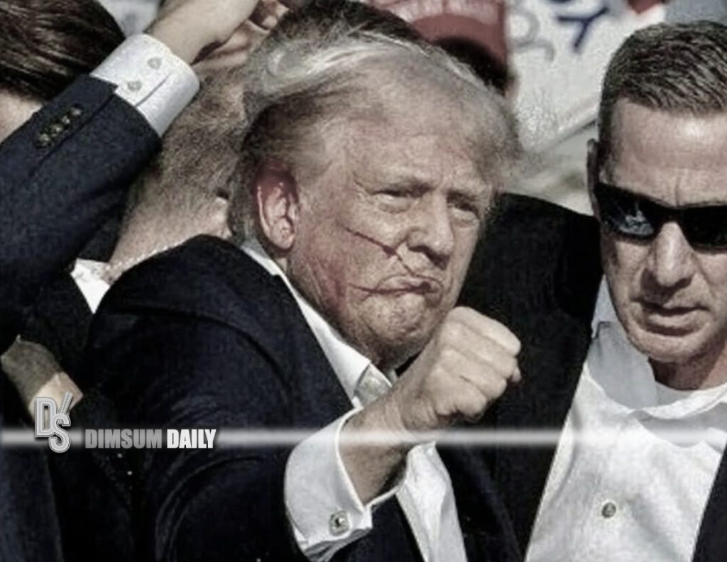 Striking photo captures bullet narrowly missing Trump’s face at ...