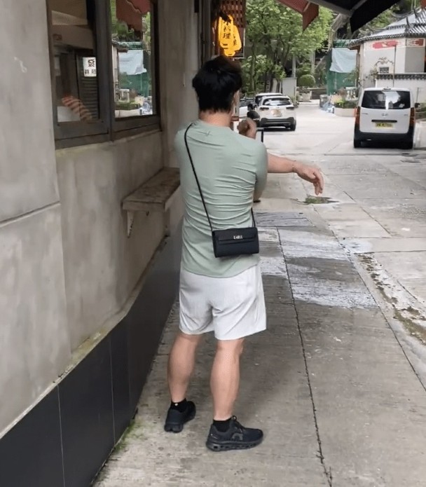 Eason Chan spotted in Tai Hang after recovering from severe chin injury