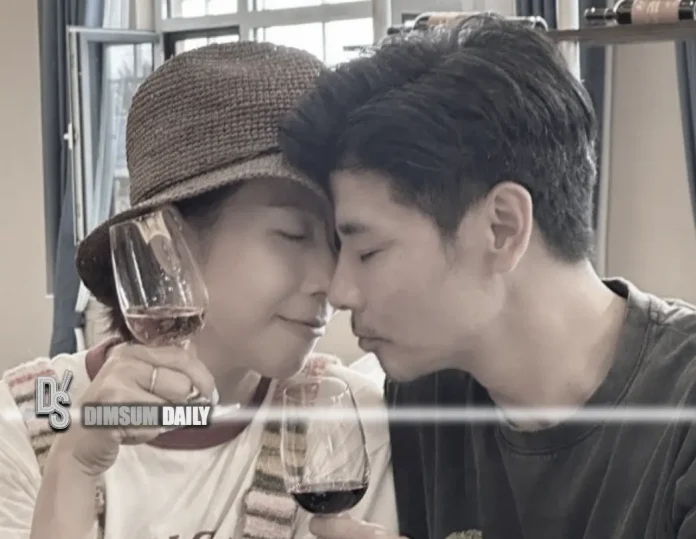 Retired actress Ada Choi shares intimate holiday photos with husband Zhang Jin online