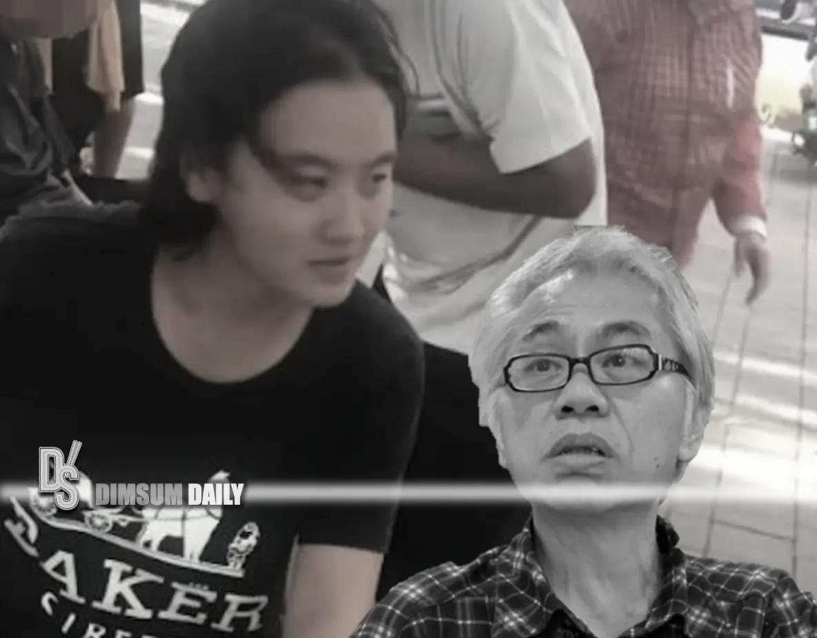 Wife of late Taiwanese lyricist Eason Li engages in smoking and drinking at a park