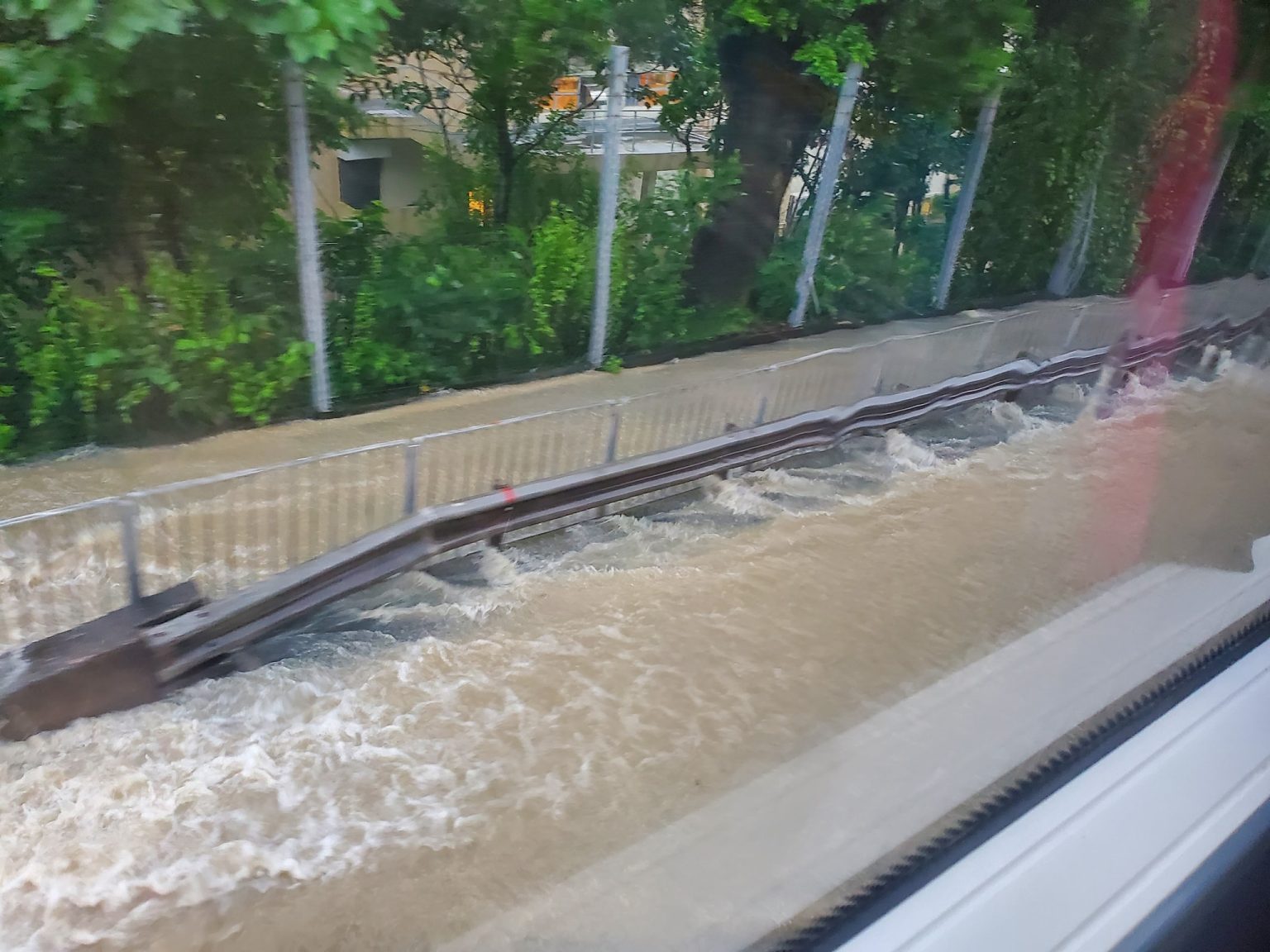 Heavy rain and widespread flooding across multiple areas in HK as Amber ...
