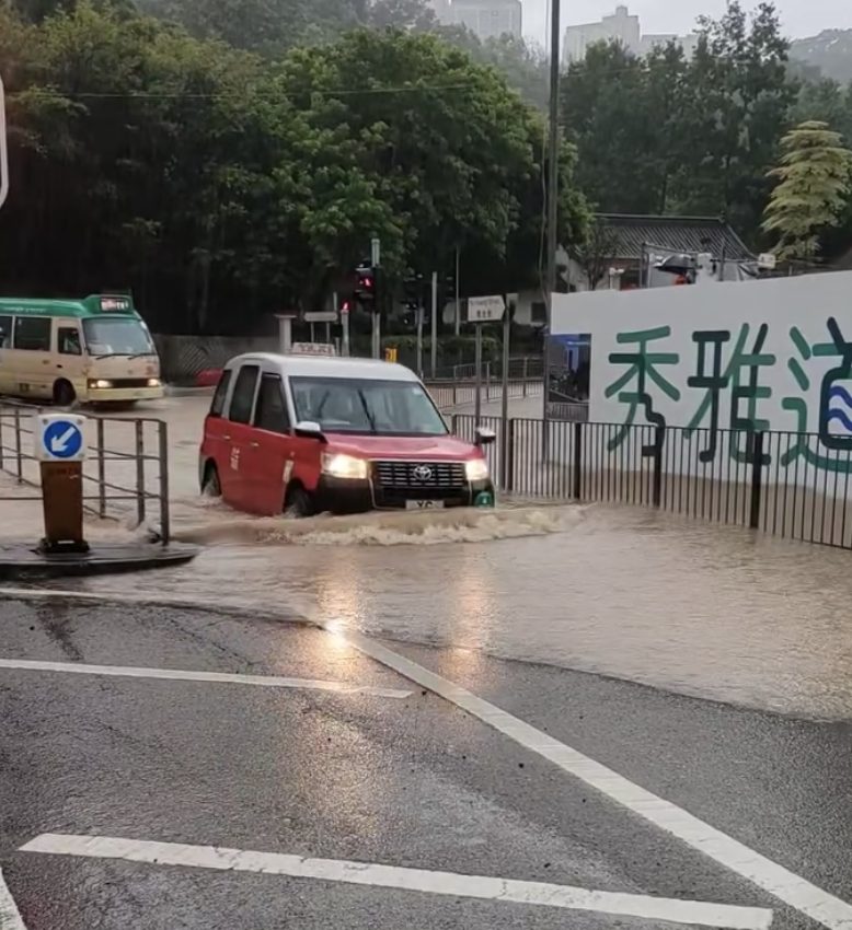 Heavy rain and widespread flooding across multiple areas in HK as Amber ...