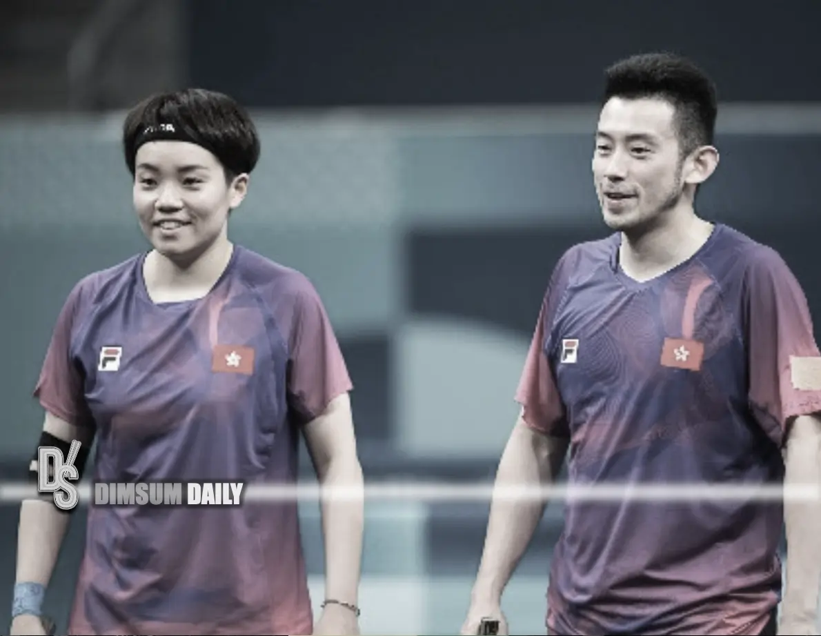 HK duo reach table tennis mixed doubles semi-finals at Paris Olympics