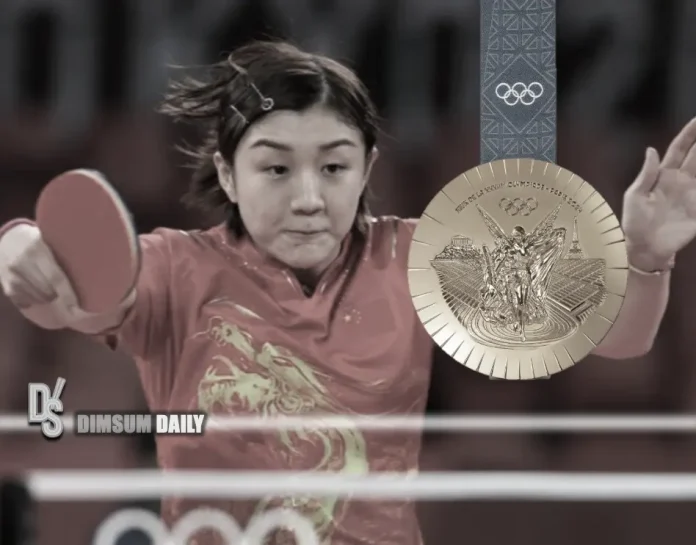 Chen Meng wins gold in intense women's singles table tennis final in Paris