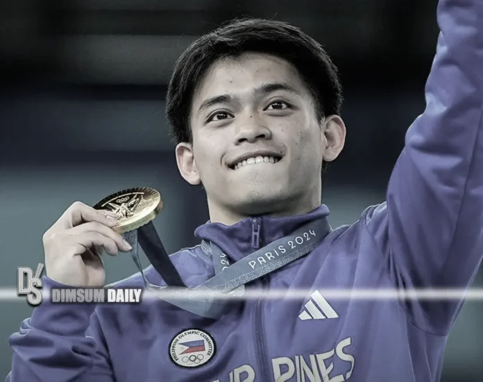 Filipino Olympian Carlos Yulo showered with luxury condo, cash rewards ...
