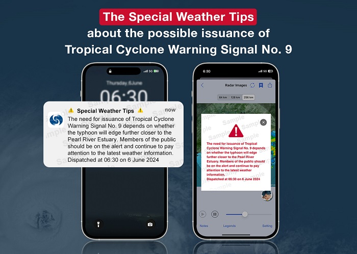 Enhanced tropical cyclone alert system launched by Hong Kong Observatory