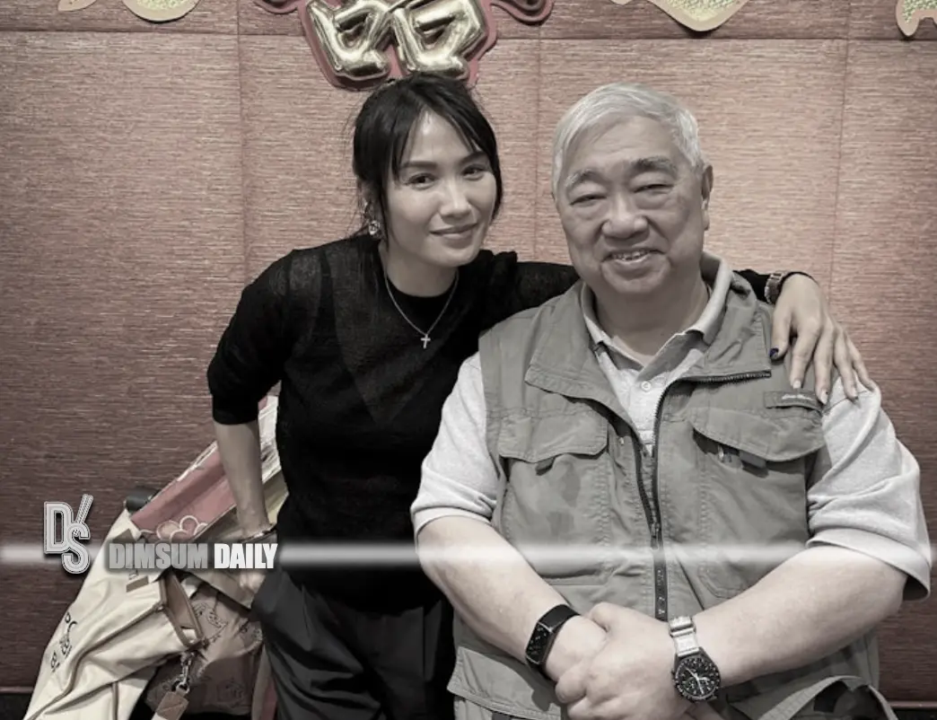 Former Miss HK 2nd runner-up Fiona Yuen and food critic Hugo Leung Man ...