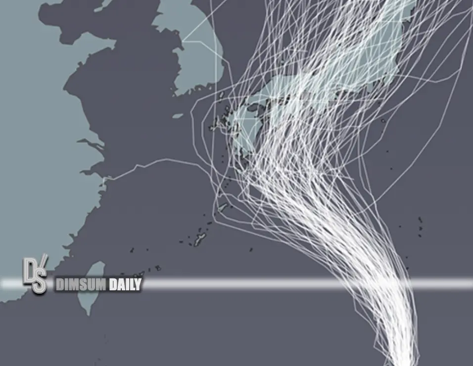 Typhoon Shanshan sets course for Japan, gains strength en route