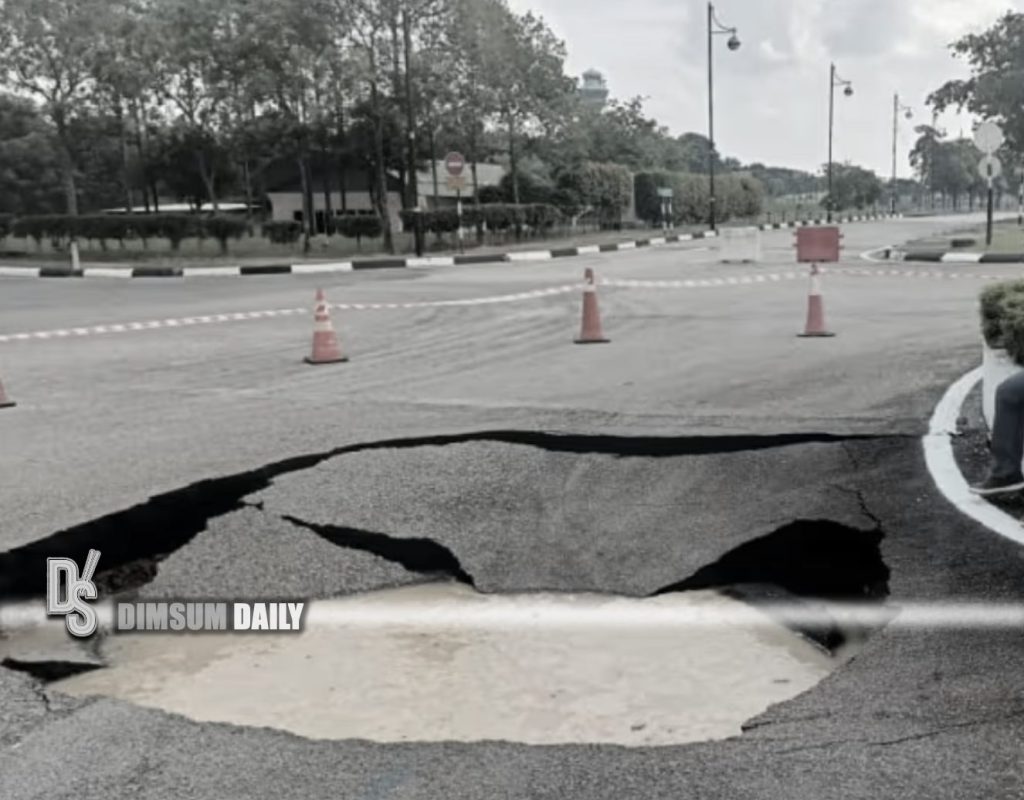 New sinkhole emerges at Kuala Lumpur International Airport - Dimsum Daily