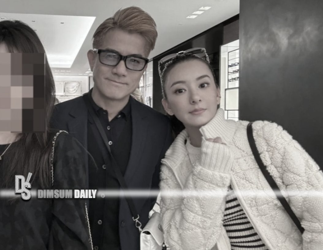 HK star Aaron Kwok spotted in London shopping with wife, patiently ...