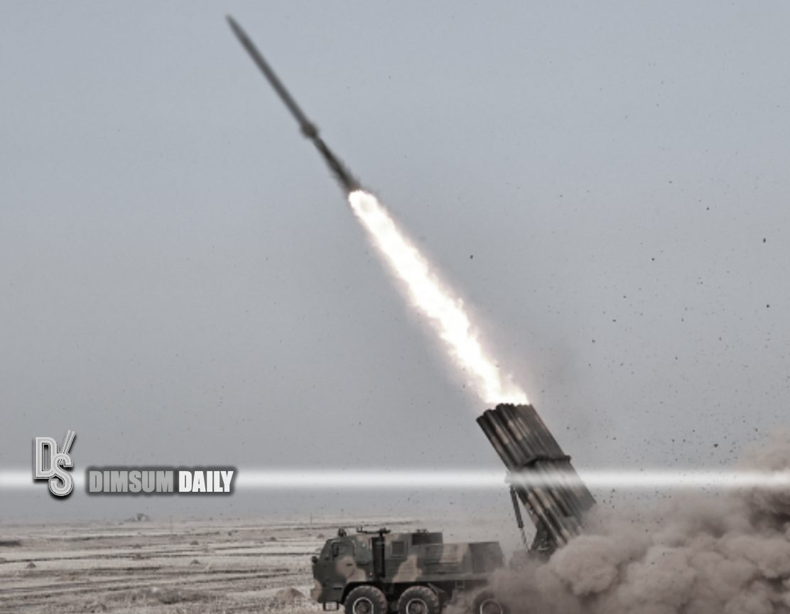 North Korea conducts test-fire of 240 mm multiple rocket launcher shells