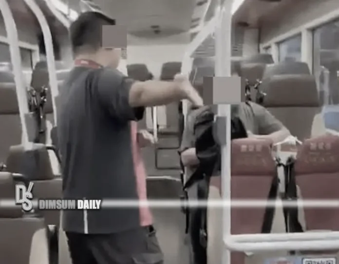 Passenger causes commotion on bus after blocking wheelchair space with ...
