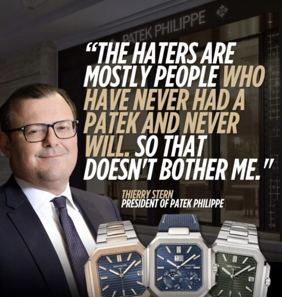 Patek Philippe's reputation suffers double blow from CEO's snobbery and Cubitus collection's ...