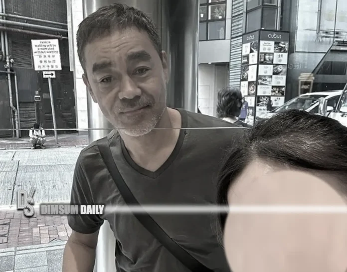 HK veteran actor Sean Lau spotted in Causeway Bay