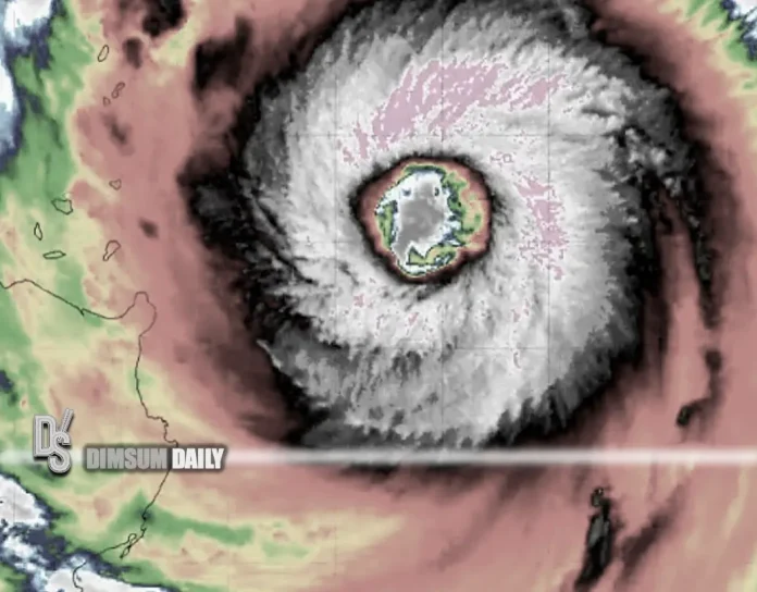 Super Typhoon Kong-rey threatens Taiwan with record winds and heavy rain