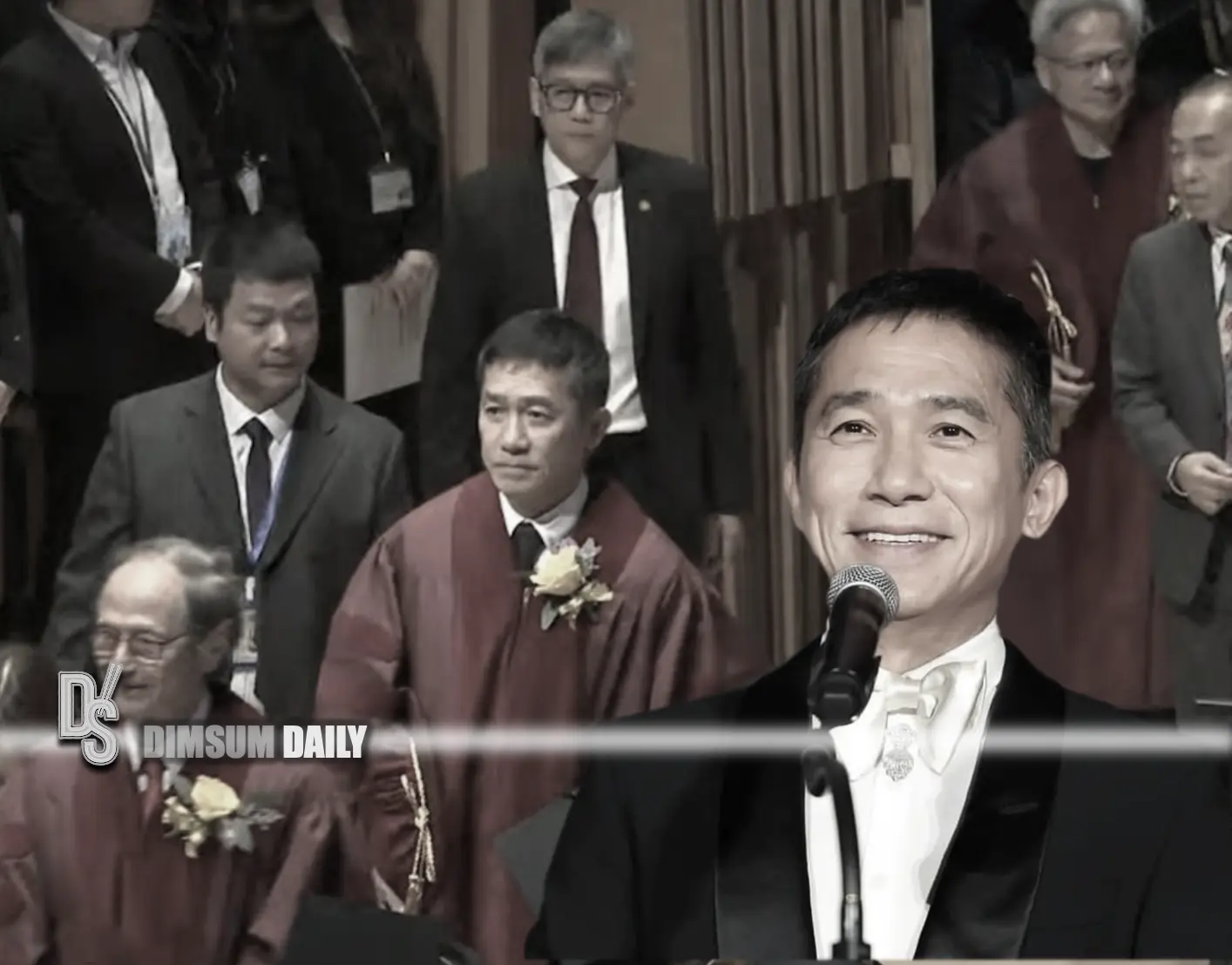 HK actor Tony Leung receives honorary doctorate from HKUST, sharing the ...
