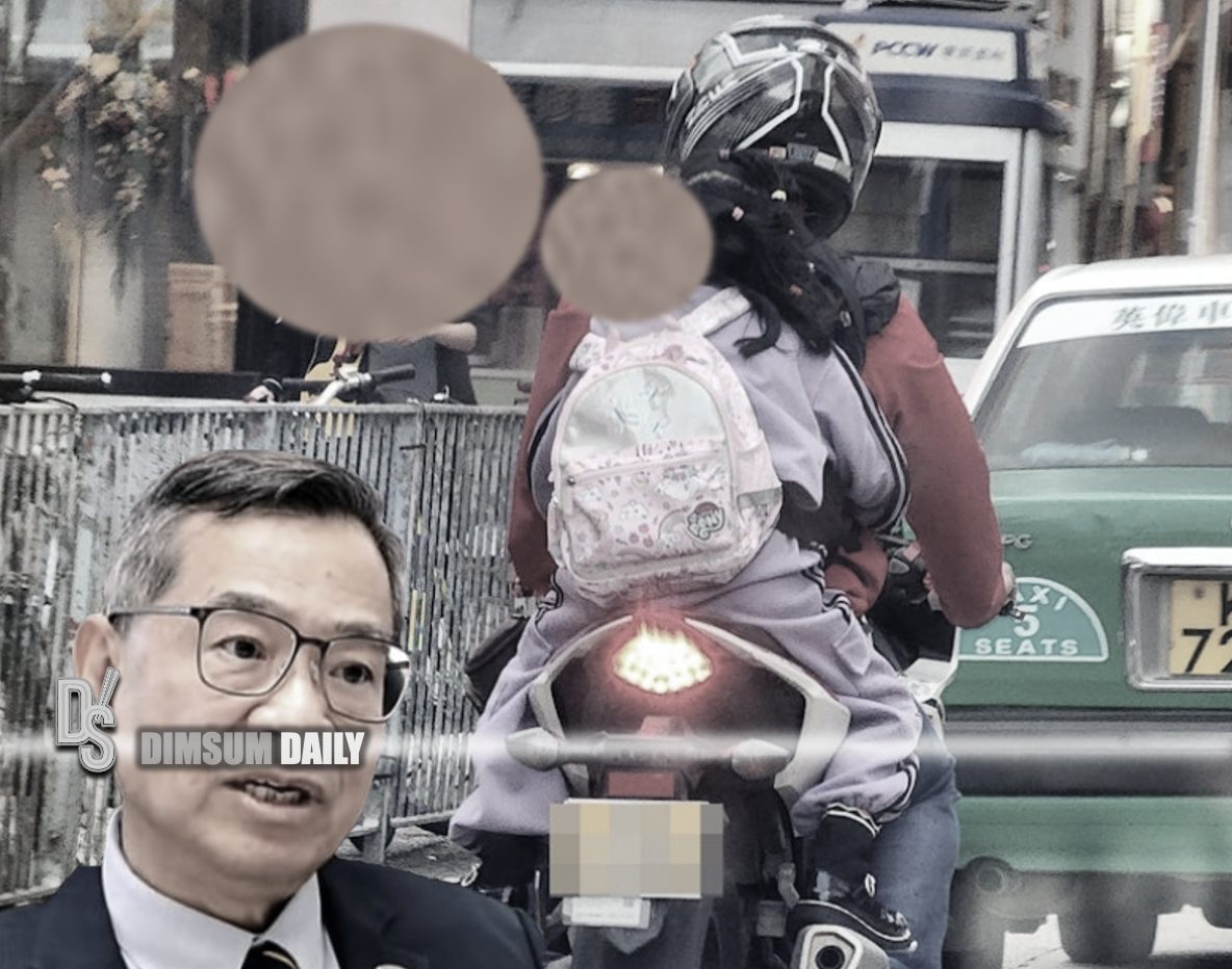 Outcry over child safety as image of helmetless girl on motorcycle goes ...