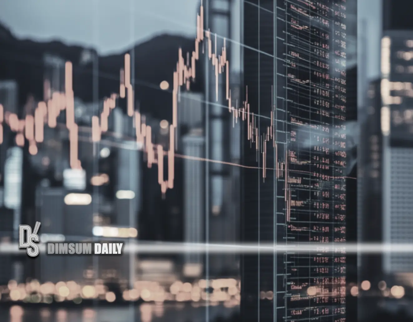 Hang Seng Index experiences volatile trading day, closes slightly lower