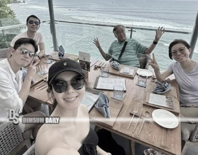 Former Miss Hong Kong Louisa Mak enjoys family holiday in Bali