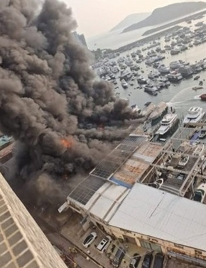 No.3 alarm fire breaks out at shipyard in Aberdeen, 9 evacuated