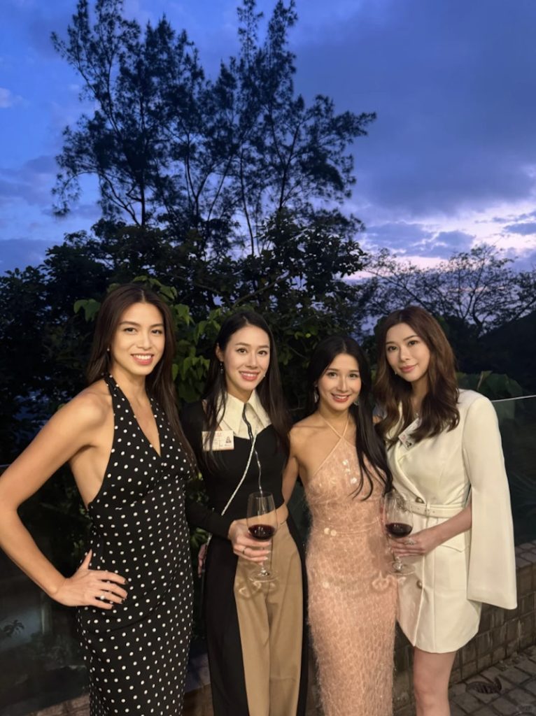 Former Miss Hong Kong Juliette Louie spotted at Christmas party after ...