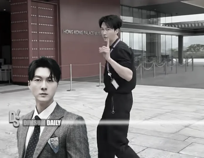 Former TVB star Vincent Wong's fashion choice sparks laughter as netizens mock his "security ...