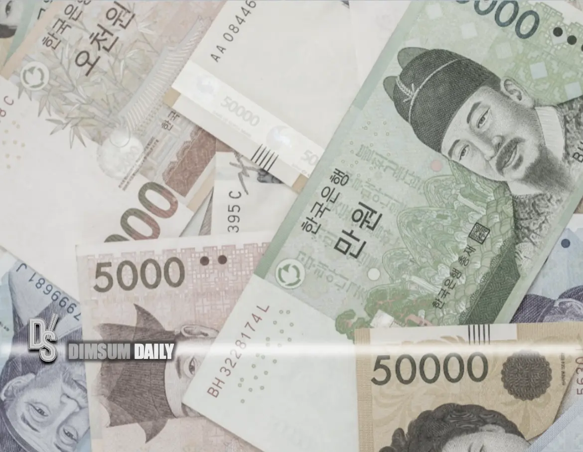 South Korean won hits 15-year low against U.S. dollar