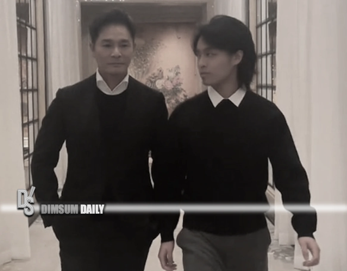 HK actor Roger Kwok and his son unite for a special occasion as company co-founded by Roger ...